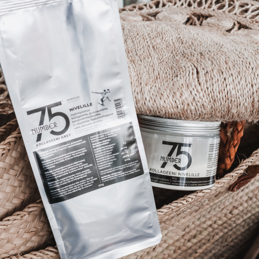 NO75- kollageenijauhe nivelille täyttöpussi 120g - STUDIO BG